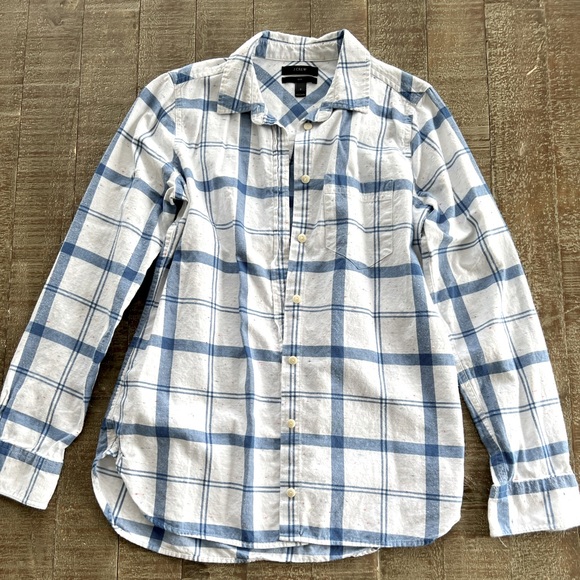 J. Crew | Tops | Jcrew Plaid Button Down | Poshmark